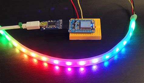 updated neopixel support for esp8266 and arduino zero adafruit