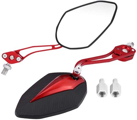 Evgatsauto Replacement Motorcycle Rearview Mirror 1 Pair Universal