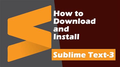 how to download and install sublime text 3 sublime text 3 youtube