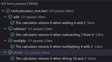 testing in flutter unit test 🧪