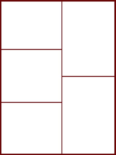 Comic Manga Page Template 3 By Pwnno0bs On Deviantart