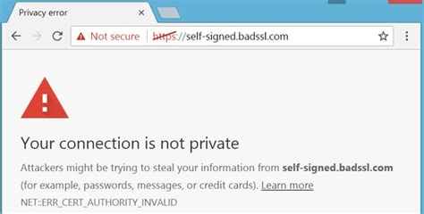 your connection is not private error 8 ways to fix it