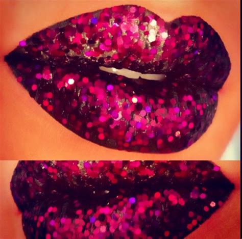 Glitter Lips Lip Colors Pink Lips Glitter Lips