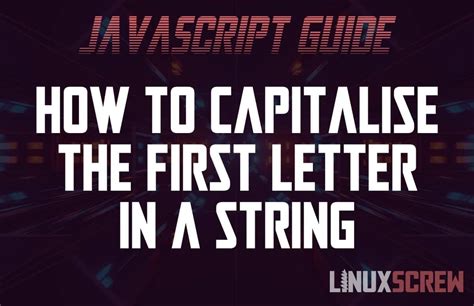 capitalize the first letter of each word in a string [javascript]
