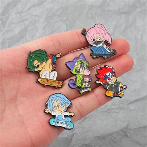Sk8 The Infinity Enamel Pin Cute Enamel Pins Japanese Etsy