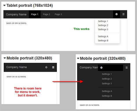 html how to get right align dropdown to work in