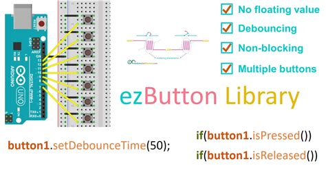 arduino button library