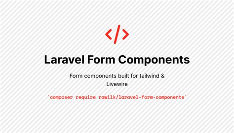 laravel form components