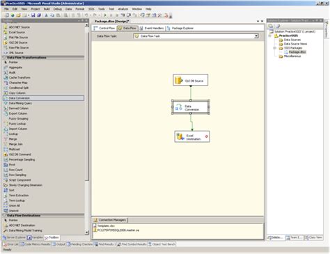 ssis package export data from database daily to new