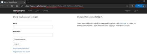 azure web app service core site getting redirected to