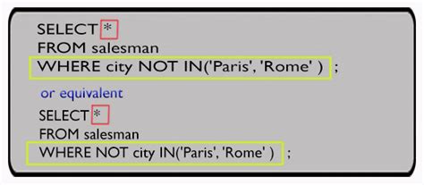 sql wildcard and special operator filter records from specific cities