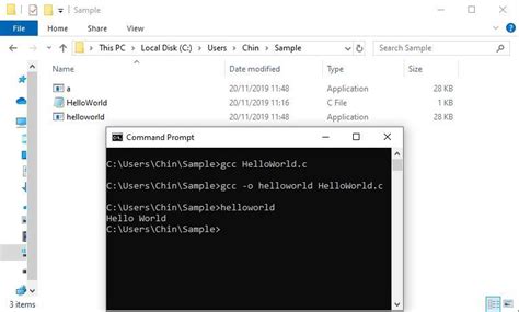 c hello world program geeksforgeeks