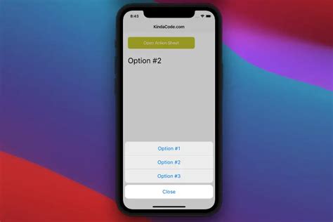 flutter cupertino actionsheet tutorial and example kindacode