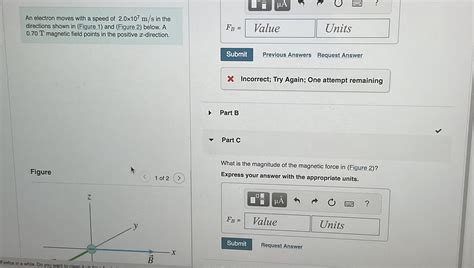 Solved An Electron Moves With A Speed Of 2 0×107 M S In The
