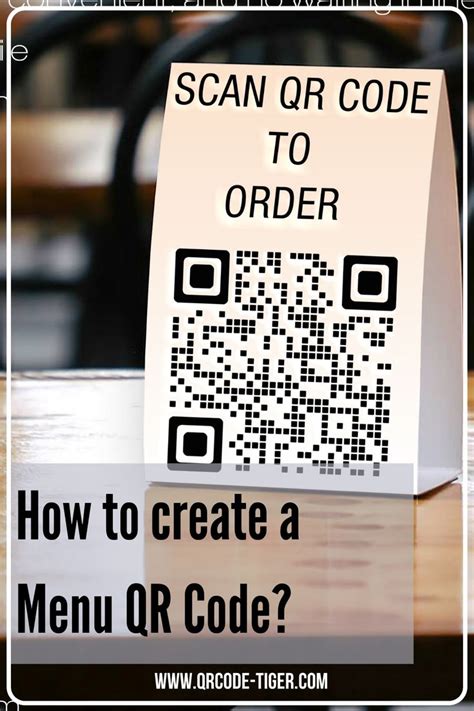 how to create a qr code for menu menu design ideas designs for