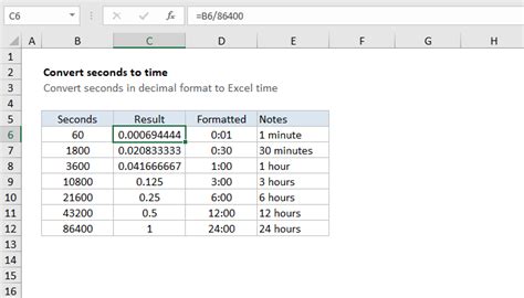 excel convertir segundos decimales a tiempo excel trujillosoft