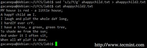 lfcs how to use gnu sed command to create edit and manipulate