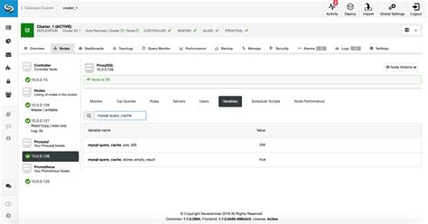 mysql and mariadb query caching with proxysql and clustercontrol severalnines