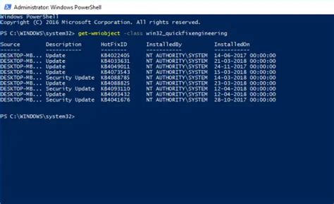 Powershell Windows Update Liocine