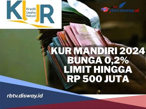 Kur Mandiri 2024 Resmi Dibuka Limit Hingga Rp 500 Juta Bunga Hanya 0 2