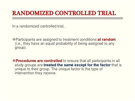 Randomized Controlled Trial Going For The Gold
