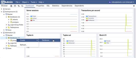 import export of postgresql database dump files jelastic