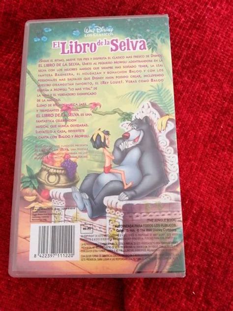 Vhs Disney El Libro De La Selva De Segunda Mano Por 5 Eur En Zaragoza