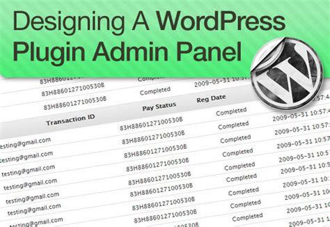 How To Design And Style Your Wordpress Plugin Admin Panel