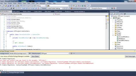 asp mvc 4 with ef 5 0 code first approach using database migration