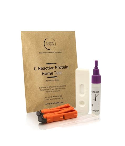 Patris Health® C Reactive Protein Crp Home Test Eu Certified