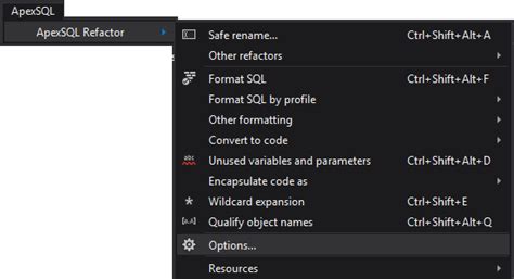 sql formatting standards joins lists structure operations