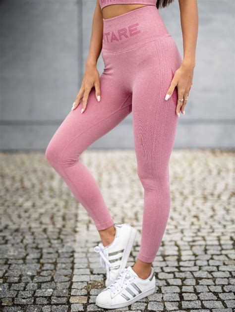 Leggings Senza Cuciture Push Up Max K001 Vino Rosso Mitare Colore Rosa