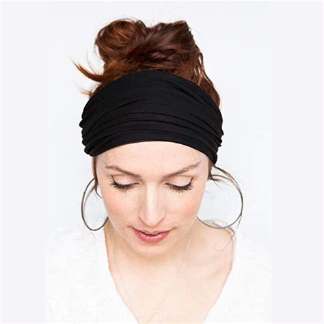 Dicasser Headbands For Women African Boho Wide Knotted Head Wraps