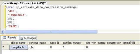 data compression in sql server 2008