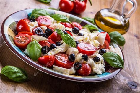 Caprese Ensalada Caprese Ensalada Italiana Ensalada Mediterránea
