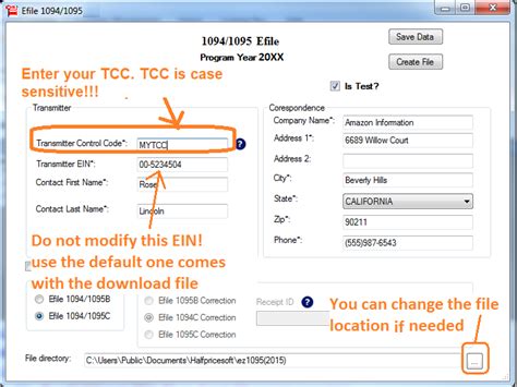 1095 aca efile how to pass test scenarios with air system