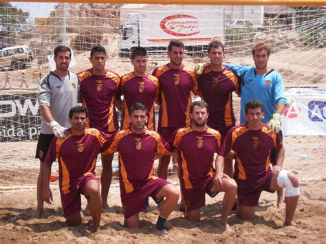 Fútbol Playa De Secano La Selección Andaluza De Fútbol Playa Campeón