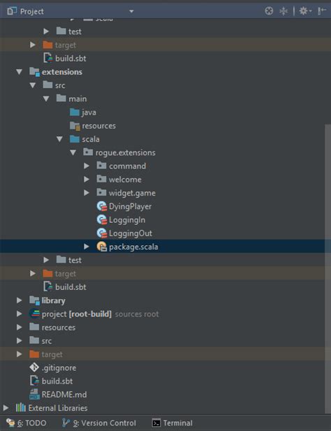 intellij won t let me import an existing scala class stack overflow