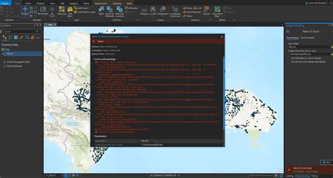 solved error exporting table to excel format from arcgis esri