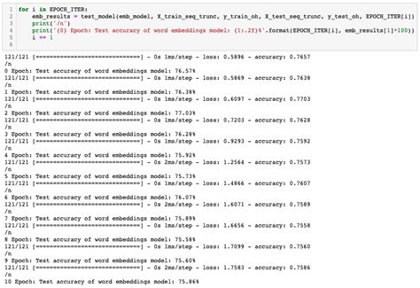 tensorflow sentiment analysis with word embeddings using keras