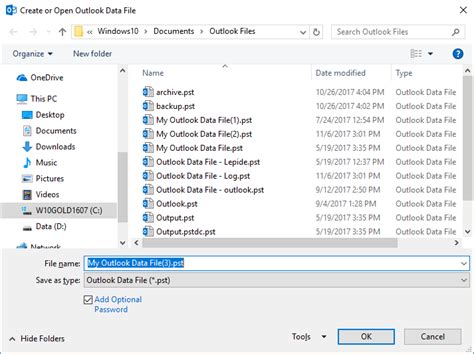 outlook 2007에서 pst 파일을 만드는 방법은 무엇입니까 cron geek