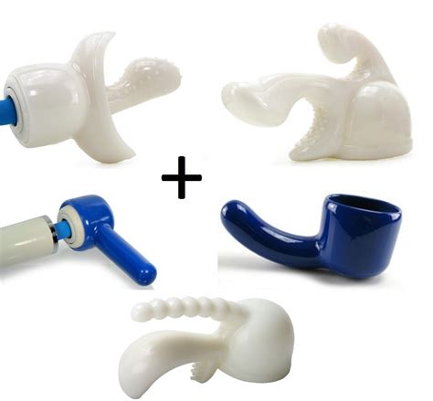 5 Wand Attachments For Hitachi Magic Wand Massager G Spot Tri 3tease