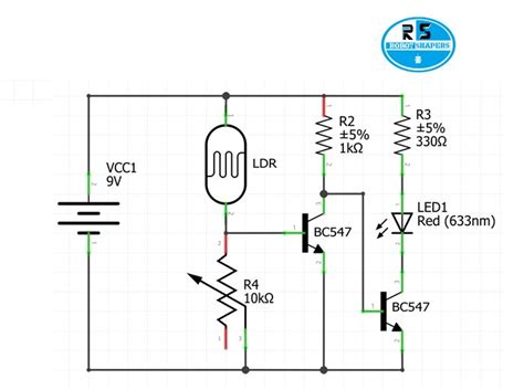 Simple Light Detector Circuit Using Transistor Or Morning Alaram