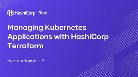 managing kubernetes applications with hashicorp terraform