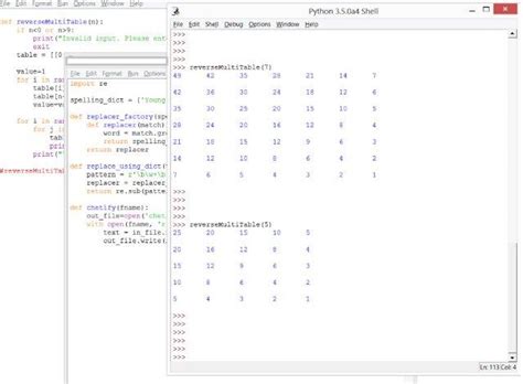 multiplication table python solved write a python