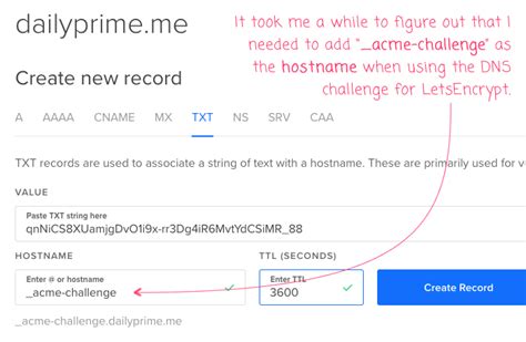 obtaining a wildcard ssl certificate from letsencrypt using the dns