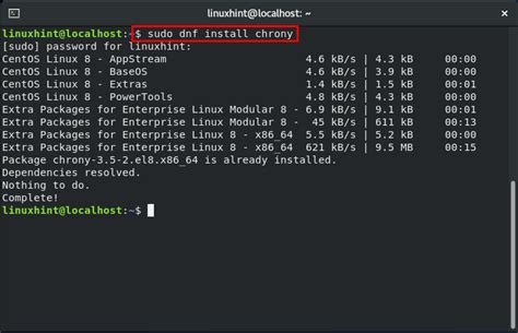 how to configure ntp on centos 8