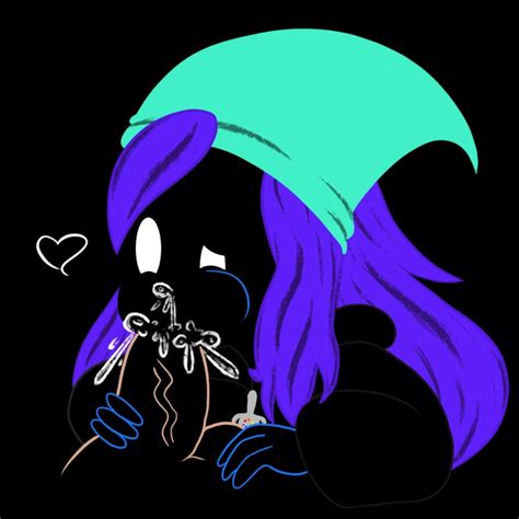 Rule 34 Blowjob Blue Hair Bluejr Cellspex Cum Cum In Mouth Fellatio