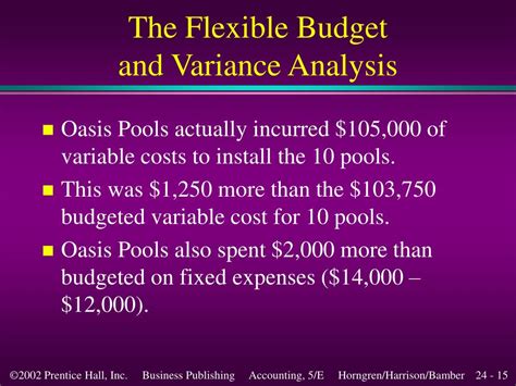 Ppt Flexible Budgets And Standard Costs Powerpoint Presentation Free