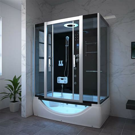 2019 Steam Shower Cubicle Enclosure Bath Cabin With Jets 1700mm X 800mm